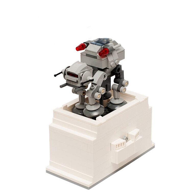 Kinetic Base for Microfighter AT-AT MOC 6121 Star Wars Designed By ...