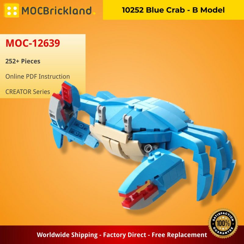 10252 Blue Crab – B Model Creator MOC-12639 with 252 pieces - MOC Brick ...