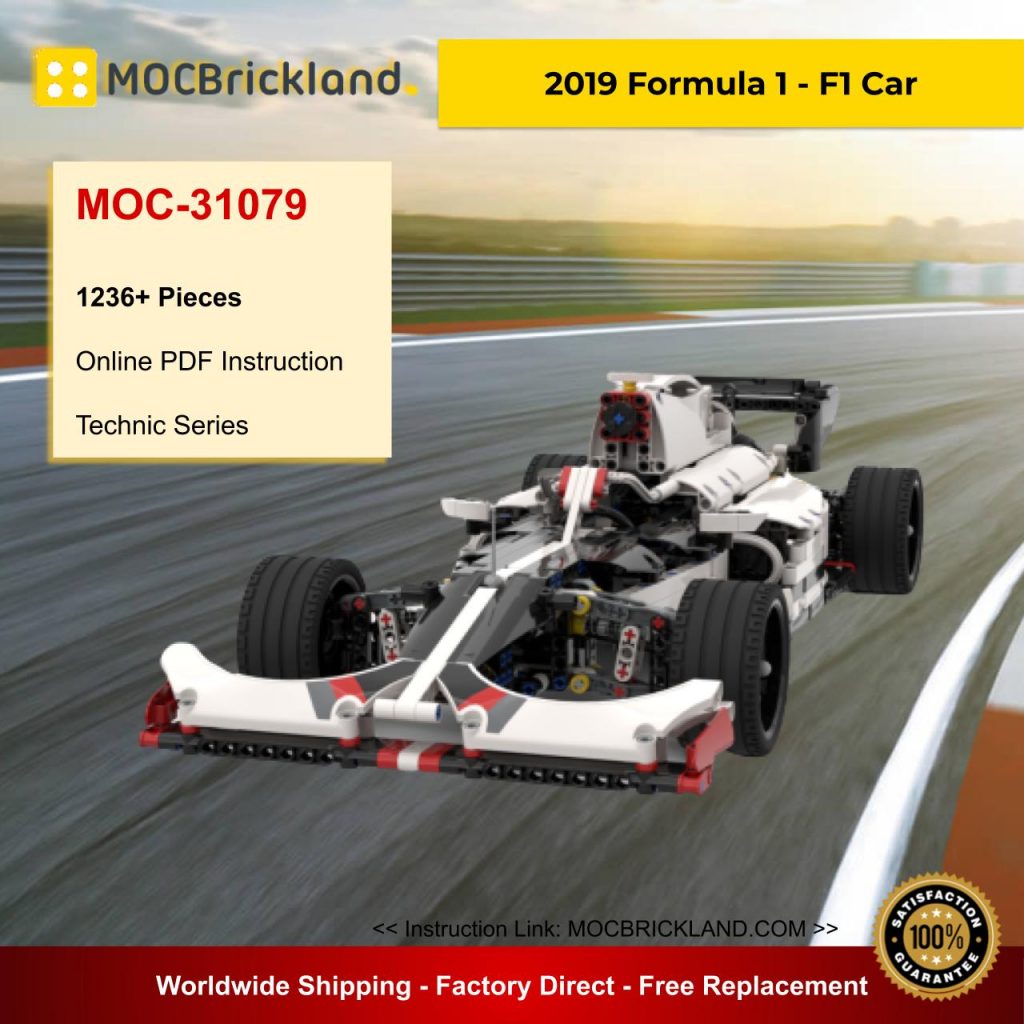 2019 Formula 1 - F1 Car MOC 31079 Technic Compatible With LEGO 42096 ...