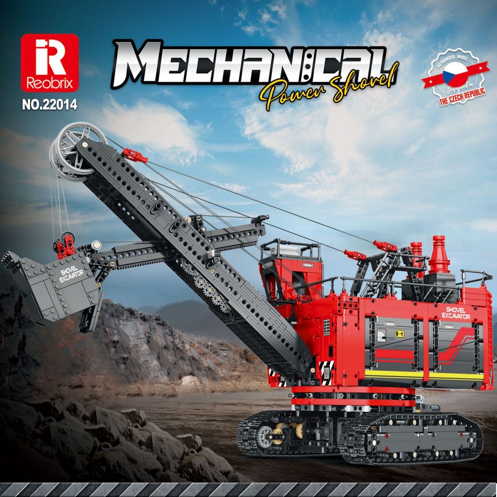 Wire Rope Shovel Excavator Reobrix 22014 Technic With 3170pcs - MOC ...