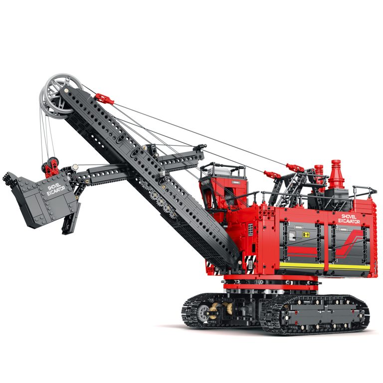 Wire Rope Shovel Excavator Reobrix 22014 Technic With 3170pcs - MOC ...