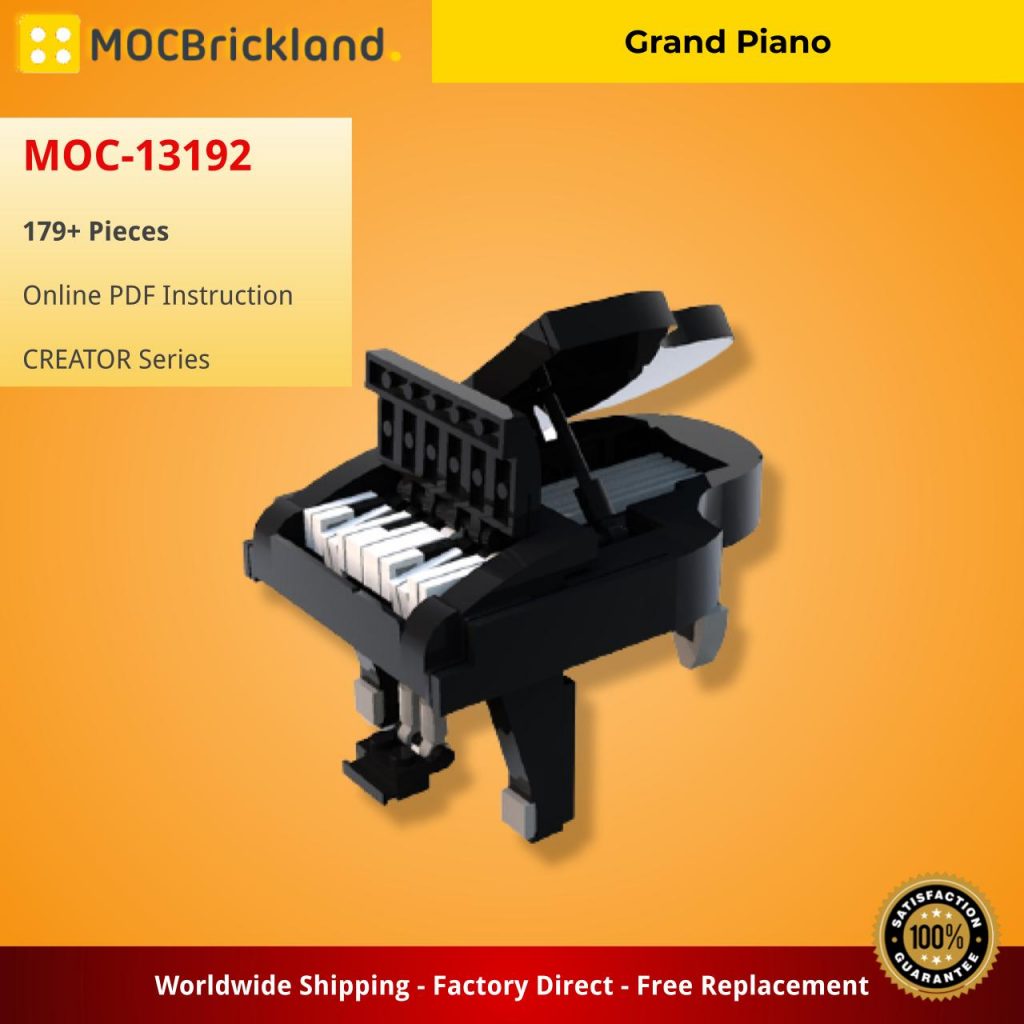 Grand Piano CREATOR MOC-13192 WITH 179 PIECES - MOC Brick Land