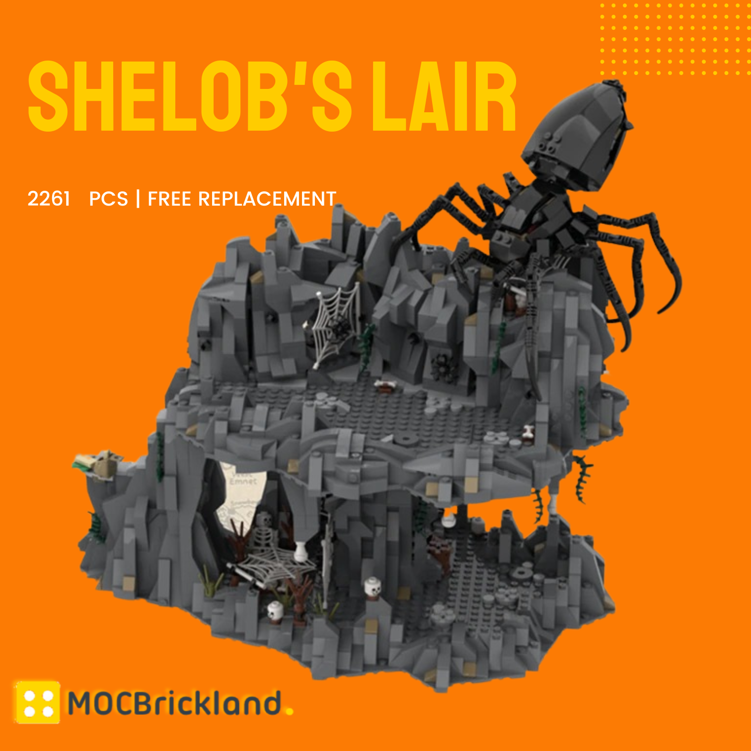 Shelob's Lair MOC-55839 Creator With 2261 Pieces - MOC Brick Land