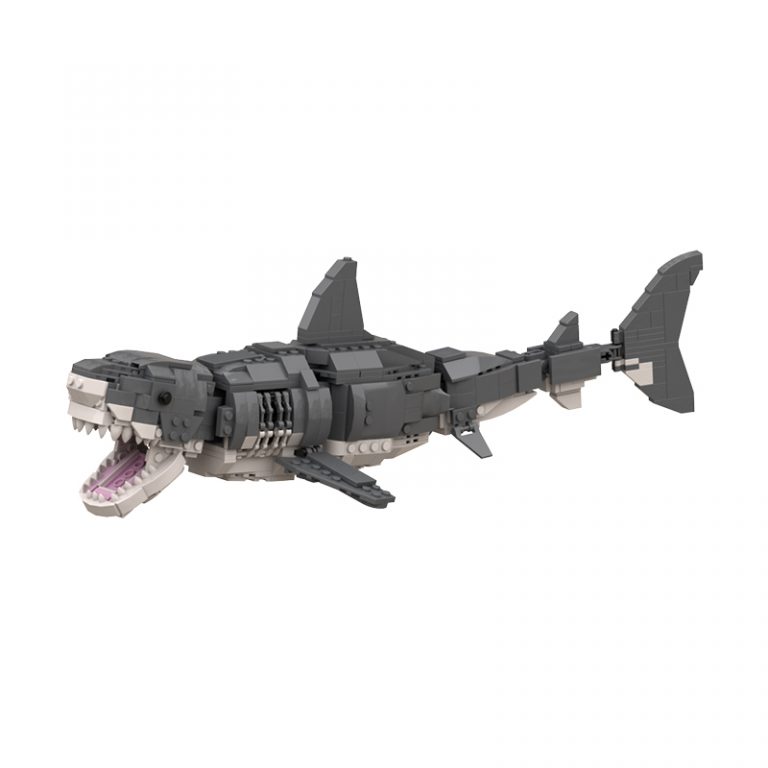 Great White Shark MOC-54823 Creator with 728 Pieces - MOC Brick Land
