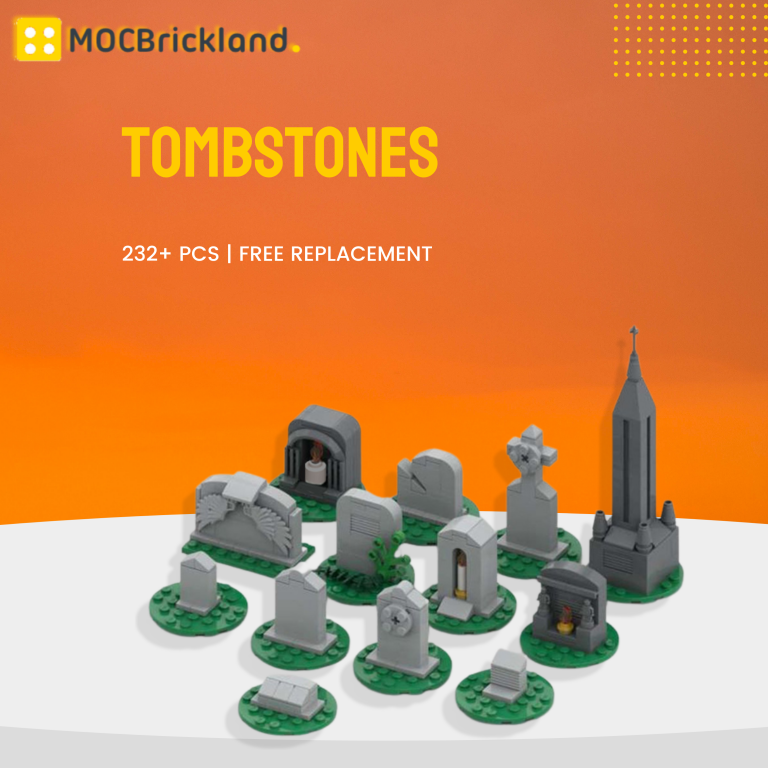 Tombstones MOC-99491 Creator with 232 Pieces - MOC Brick Land