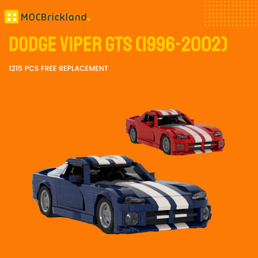 Dodge Viper GTS (1996-2002) MOC-100856 Technic With 1215 Pieces - MOC ...