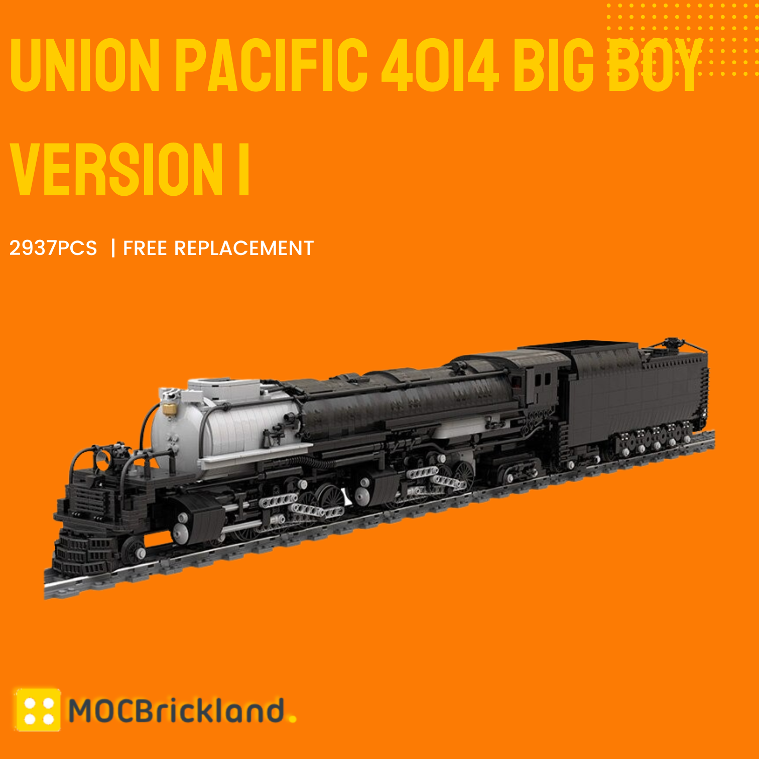 Union Pacific 4014 Big Boy Version 1 MOC-19554 Technic With 2937 pcs ...