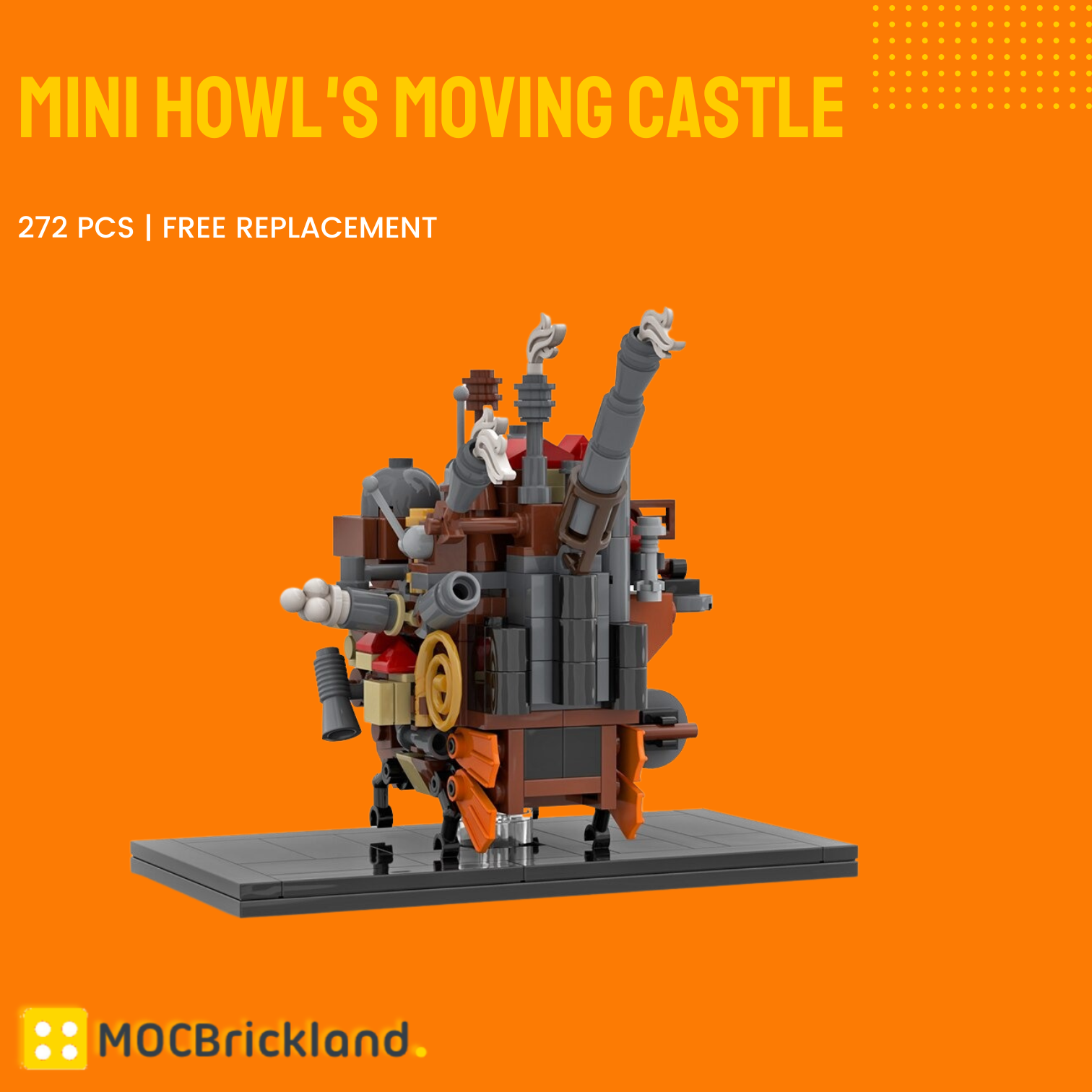 Mini Howl's Moving Castle MOC-89565 Creator With 272 PCS - MOC Brick Land