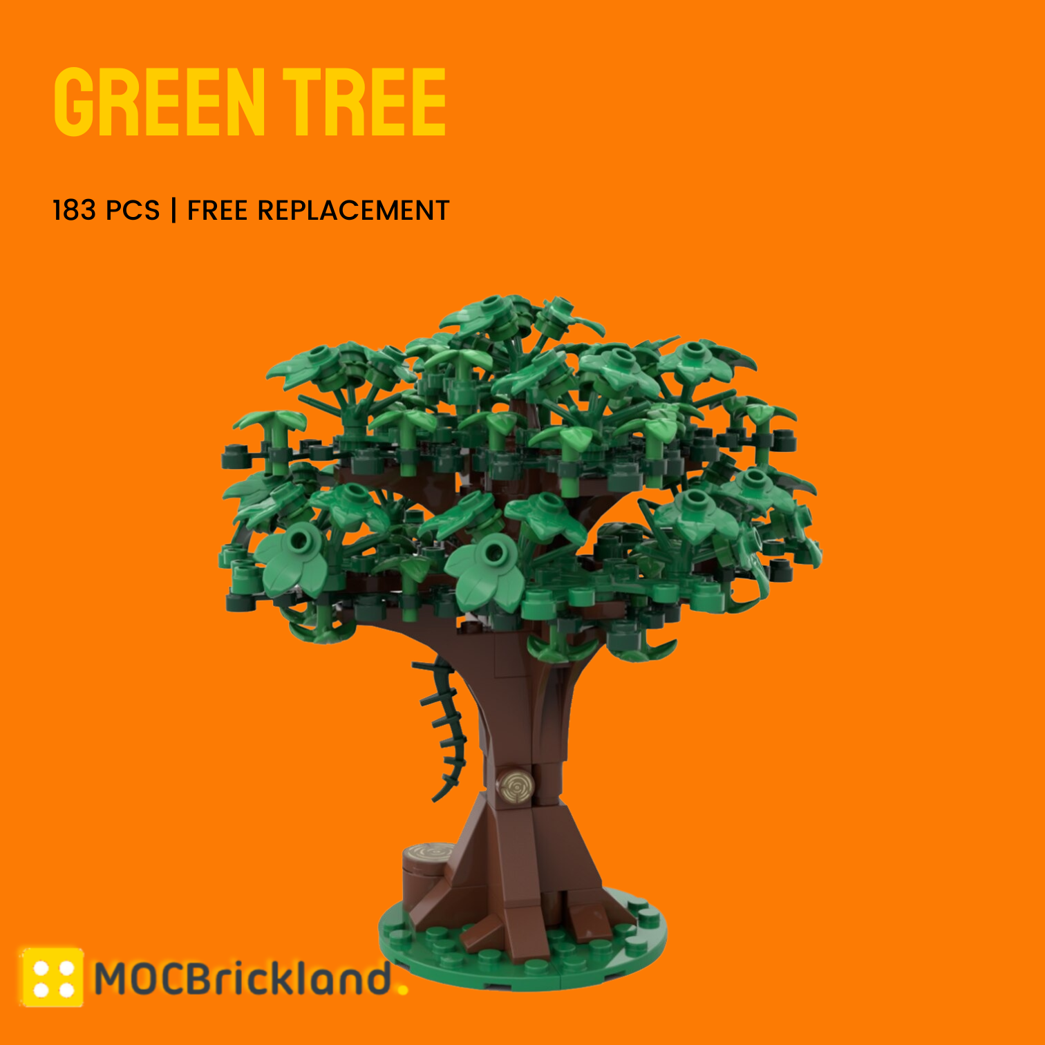 Green Tree MOC-79007 Creator With 183PCS - MOC Brick Land