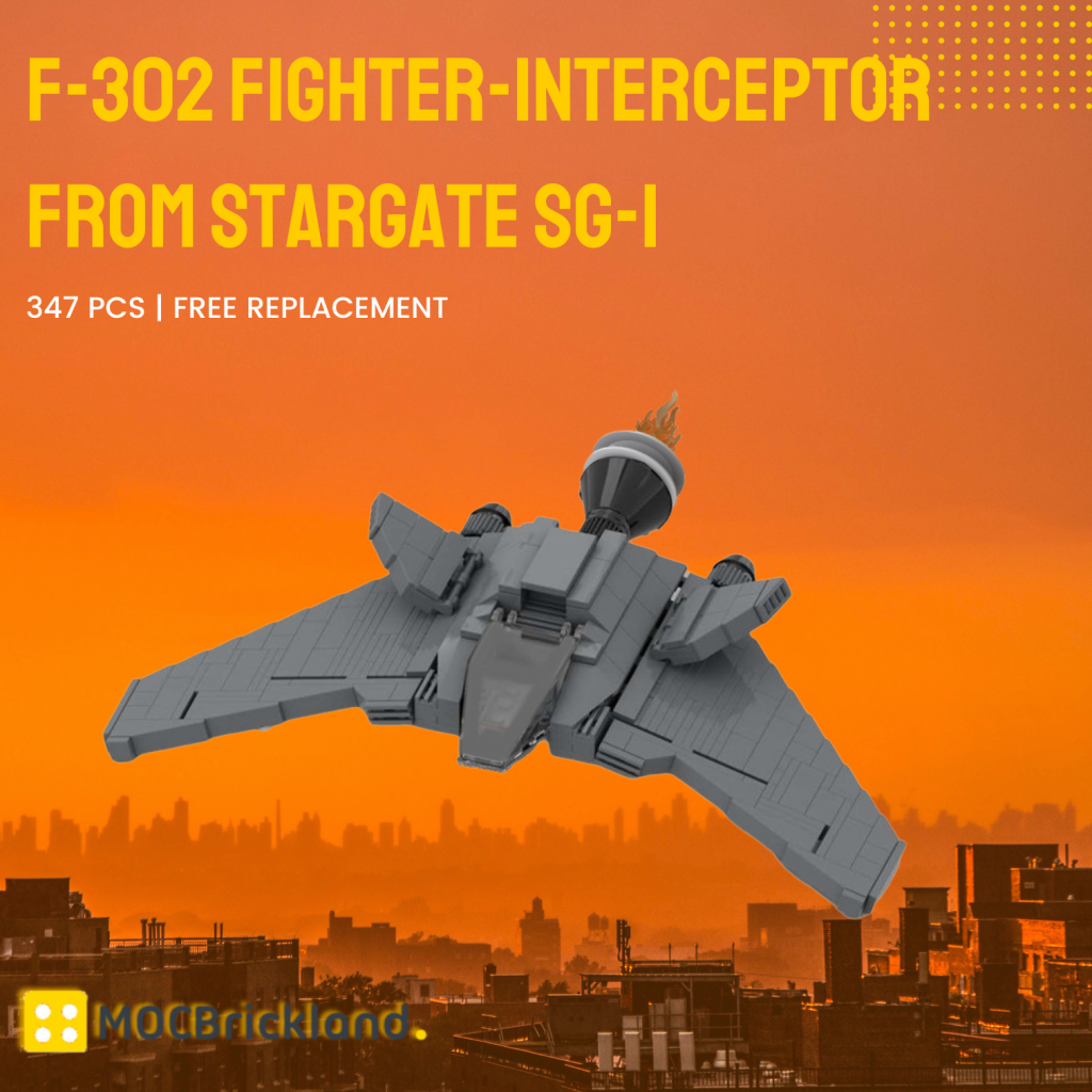 F-302 Fighter-Interceptor From Stargate SG-1 MOC-63478 Military With ...
