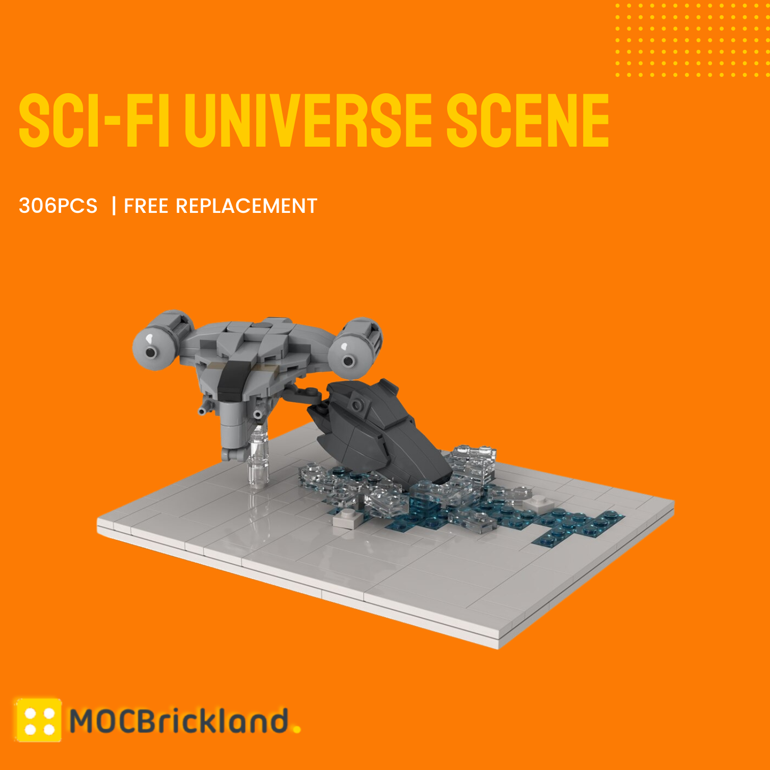 Sci-Fi Universe Scene MOC-54274 Space With 306pcs - MOC Brick Land