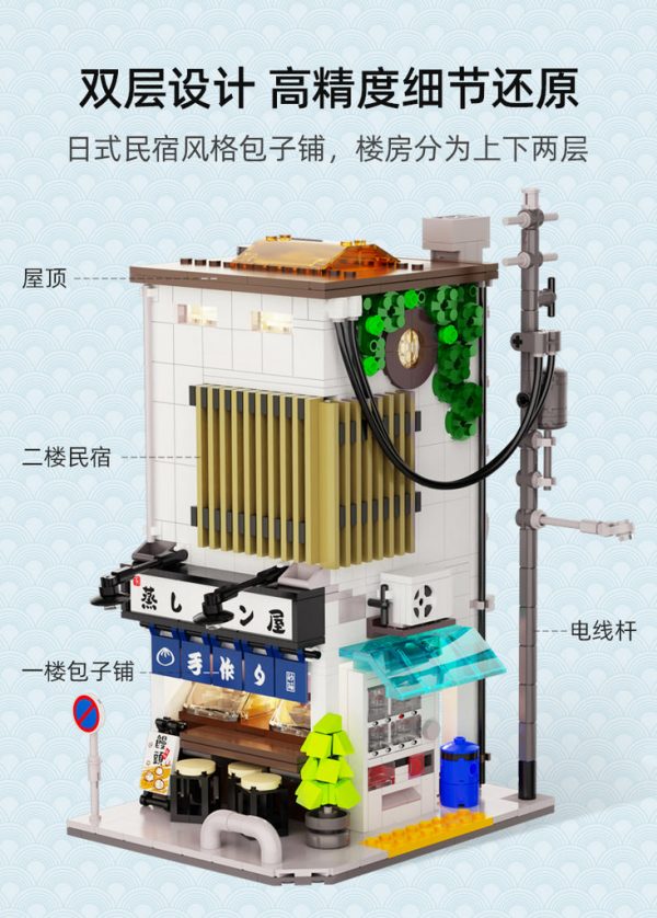 Japanese Steamed Bun House CADA C66006 Modular Building with 1108 ...