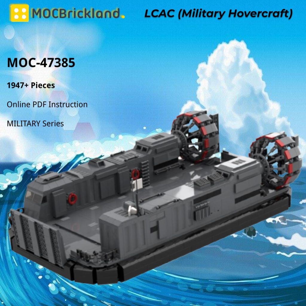 LCAC (Military Hovercraft) MILITARY MOC-47385 by Brick_boss_pdf WITH ...