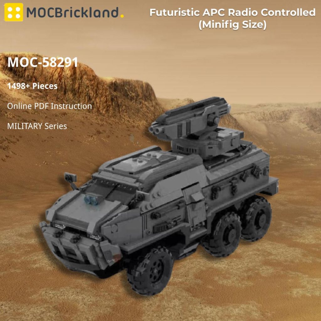 Futuristic APC Radio Controlled (Minifig Size) MILITARY MOC-58291 by ...