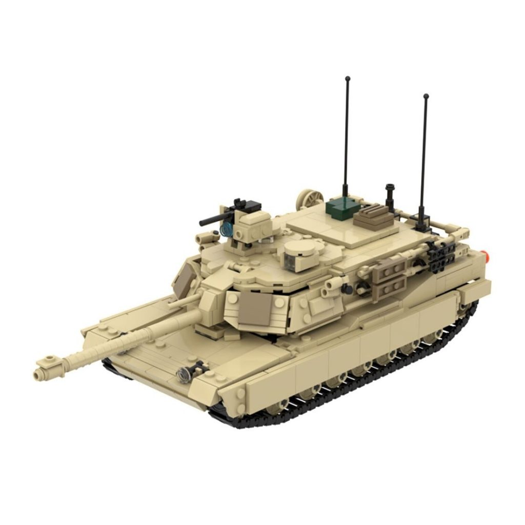 M1 Tank MILITARY MOC-89790 WITH 1101 PIECES - MOC Brick Land