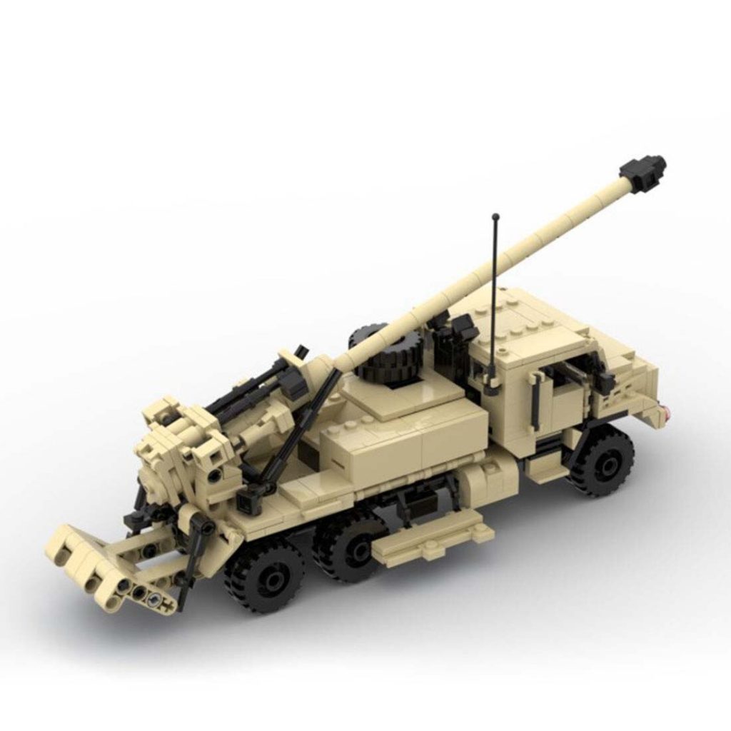 CAESAR Self-Propelled Howitzer MILITARY MOC-89792 WITH 556 PIECES - MOC ...