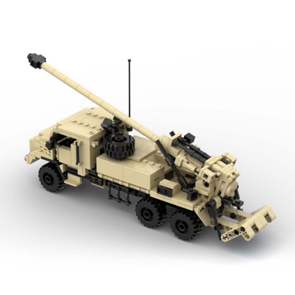 CAESAR Self-Propelled Howitzer MILITARY MOC-89792 WITH 556 PIECES - MOC ...
