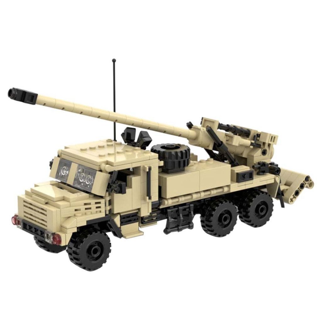 CAESAR Self-Propelled Howitzer MILITARY MOC-89792 WITH 556 PIECES - MOC ...