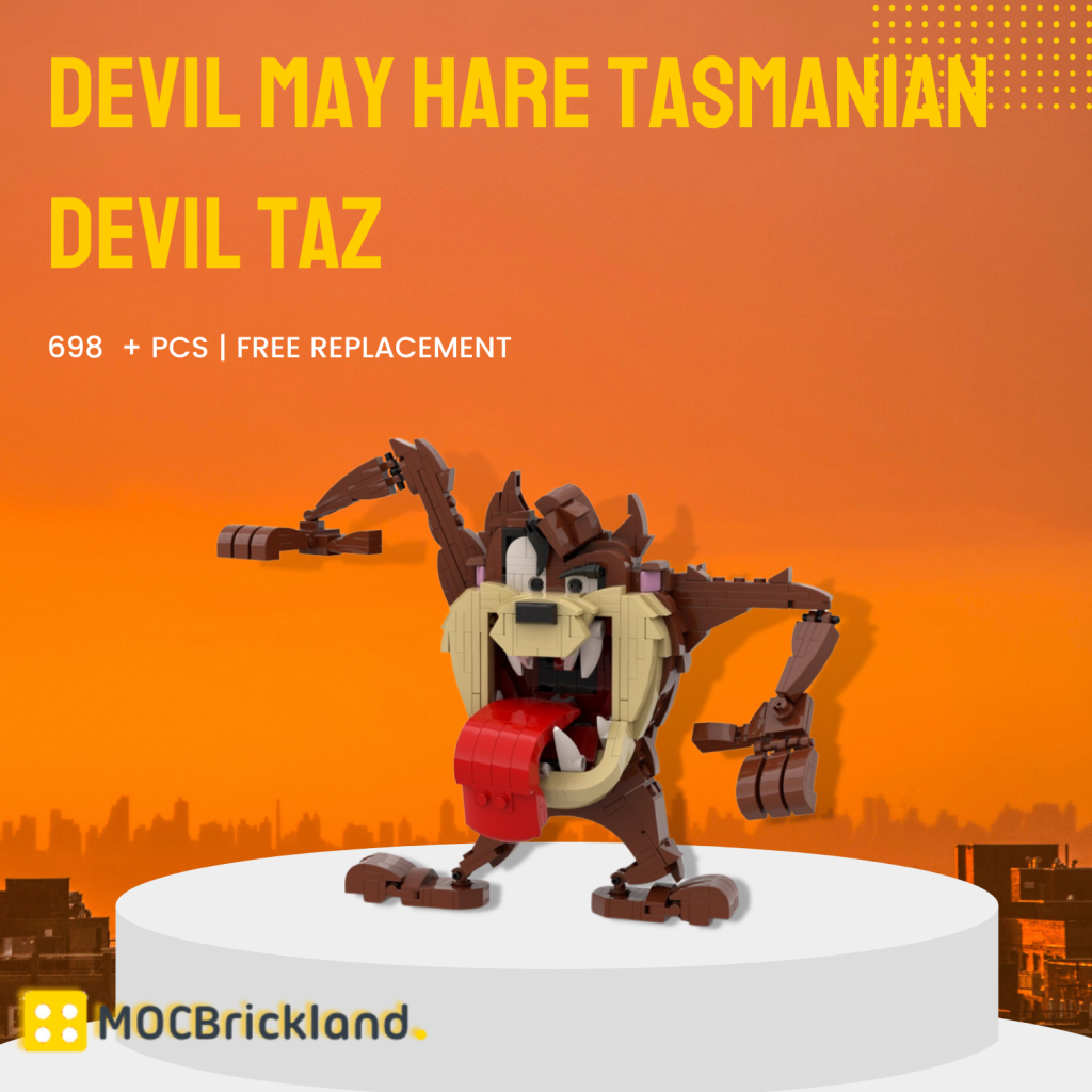 Devil May Hare Tasmanian Devil Taz MOC-100573 Creator With 698 Pieces ...
