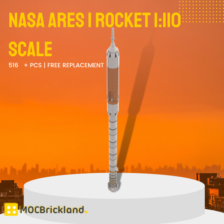 NASA Ares I Rocket 1:110 Scale MOC-101792 Space With 516 Pieces - MOC ...