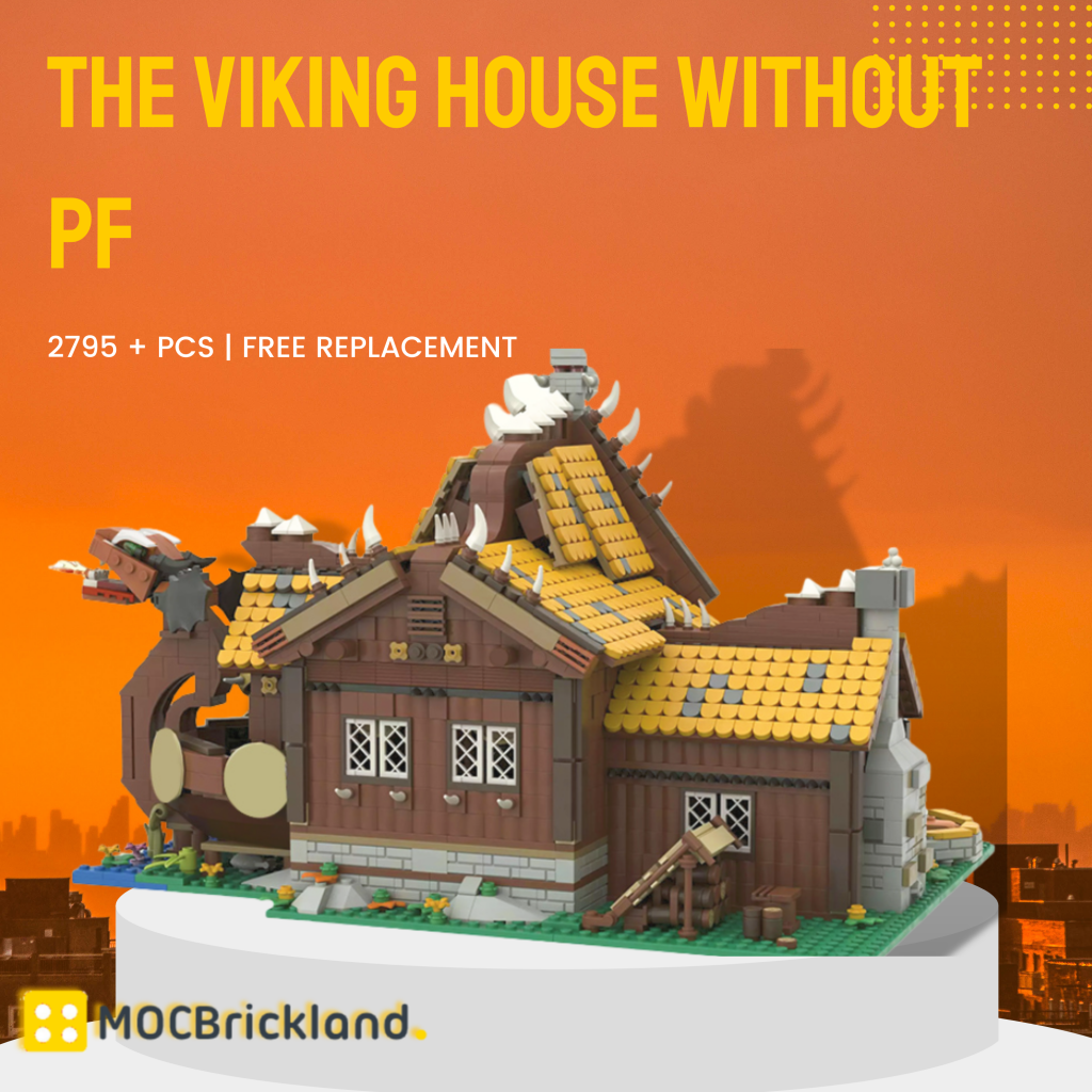 The Viking House Without PF MOC-122688 Modular Building With 2795 ...