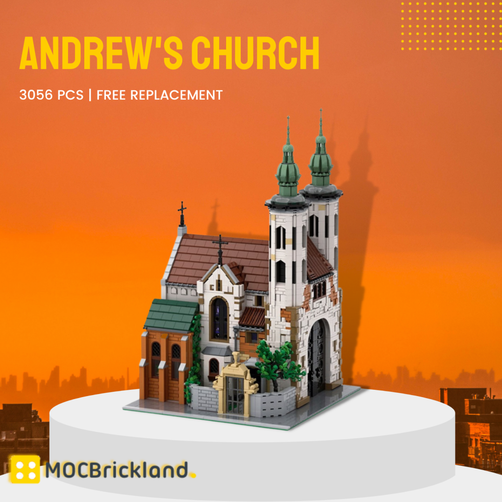 Andrew's Church MOC-124447 Modular Building With 3056 Pieces - MOC ...