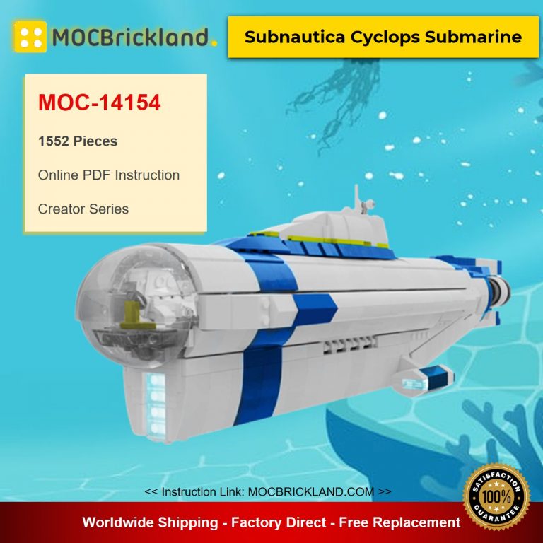 MOC-14154 Creator Subnautica Cyclops Submarine Designed By ...