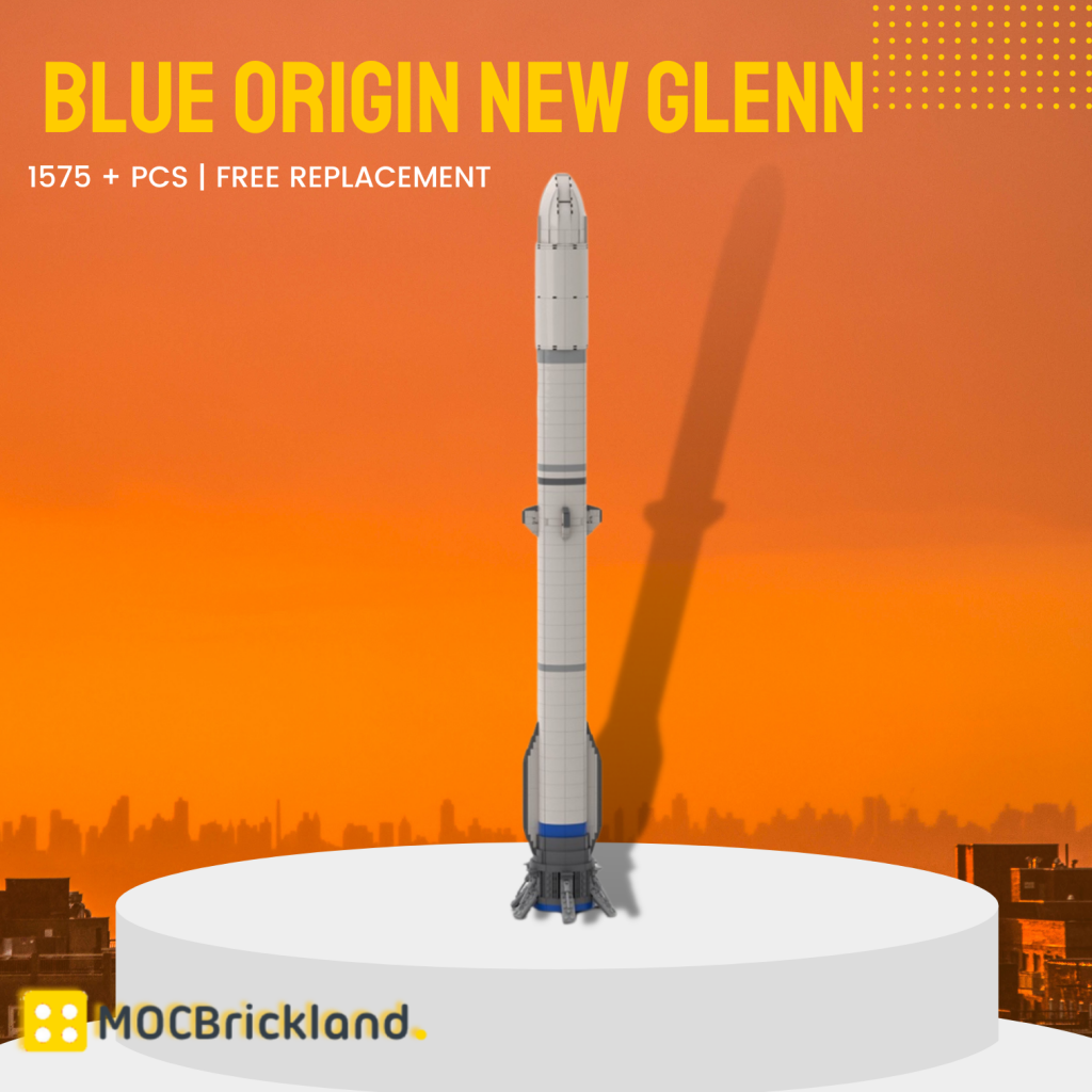 Blue Origin New Glenn (1:110 Saturn V Scale) MOC-28692 Space With 1575 ...