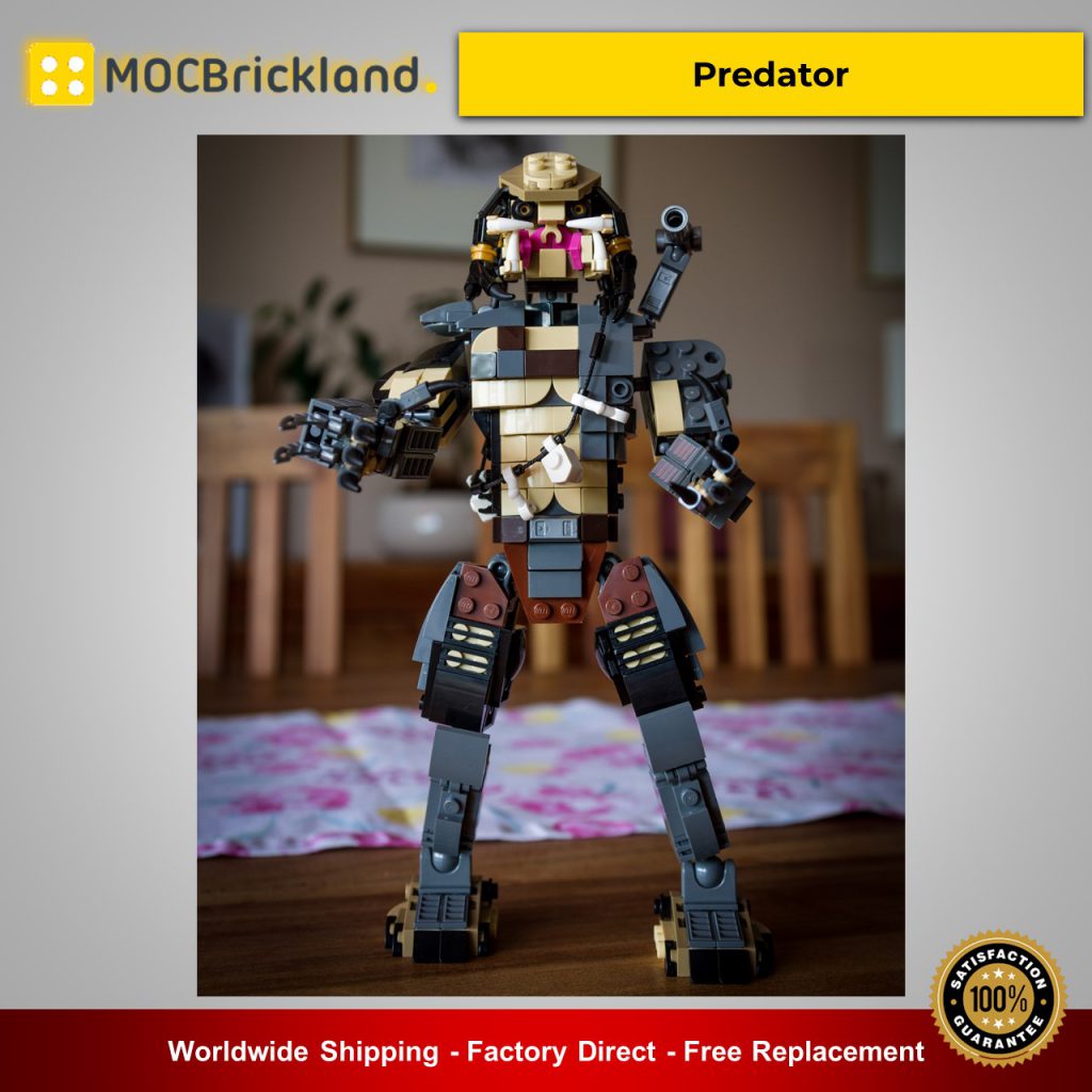 Predator MOC-40667 Movie Designed By buildbetterbricks With 488 Pieces ...
