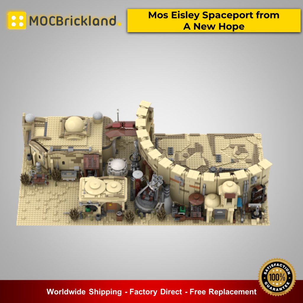 Mos Eisley Spaceport from A New Hope Star Wars MOC-41406 Designed By ...