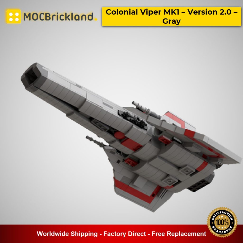 Colonial Viper MK1 – Version 2.0 – Gray MOC-45867 Space Designed By ...
