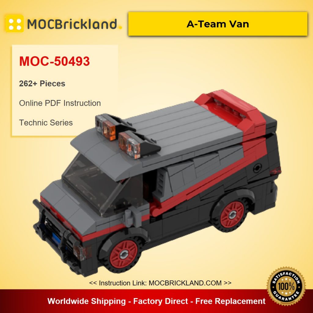 A-Team Van MOC-50493 Technic Designed By Flashback_Bricks With 262 ...