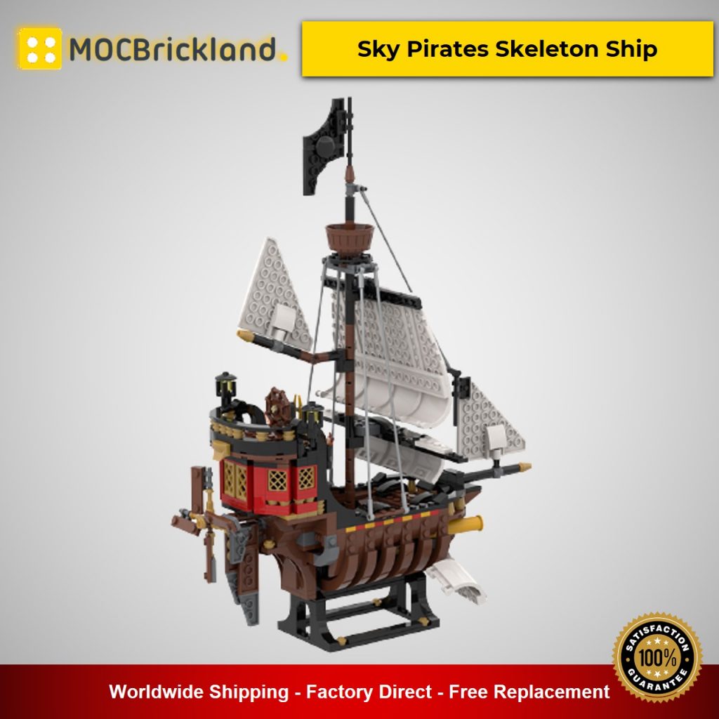 31109 Sky Pirates Skeleton Ship MOC-53448 Creator Designed By MadMocs ...