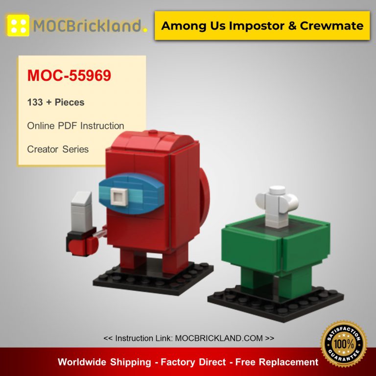 MOC-55969 Creator Among Us Impostor & Crewmate Designed By VNMBricks ...