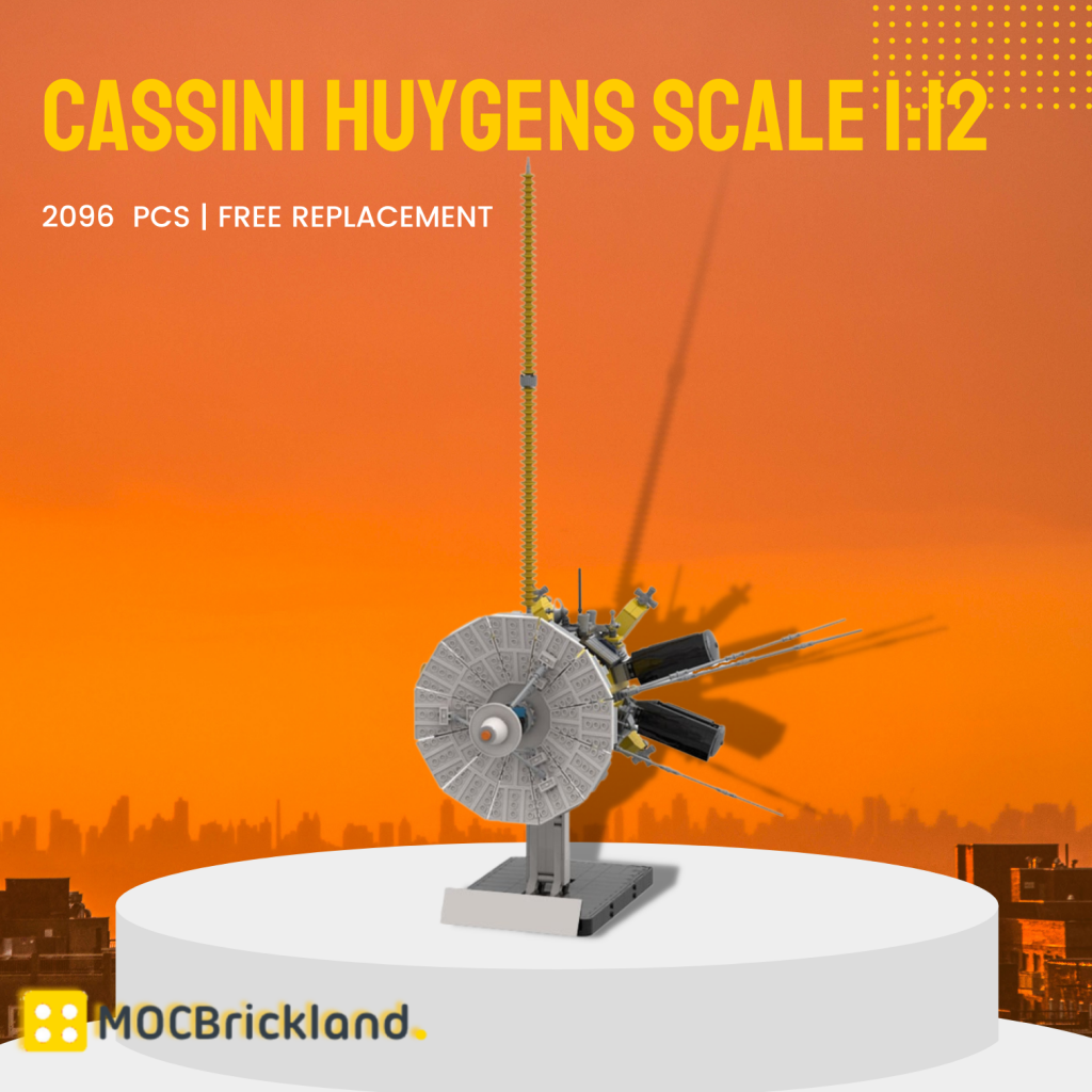 Cassini Huygens Scale 1:12 MOC-68234 Space With 2096 Pieces - MOC Brick Land