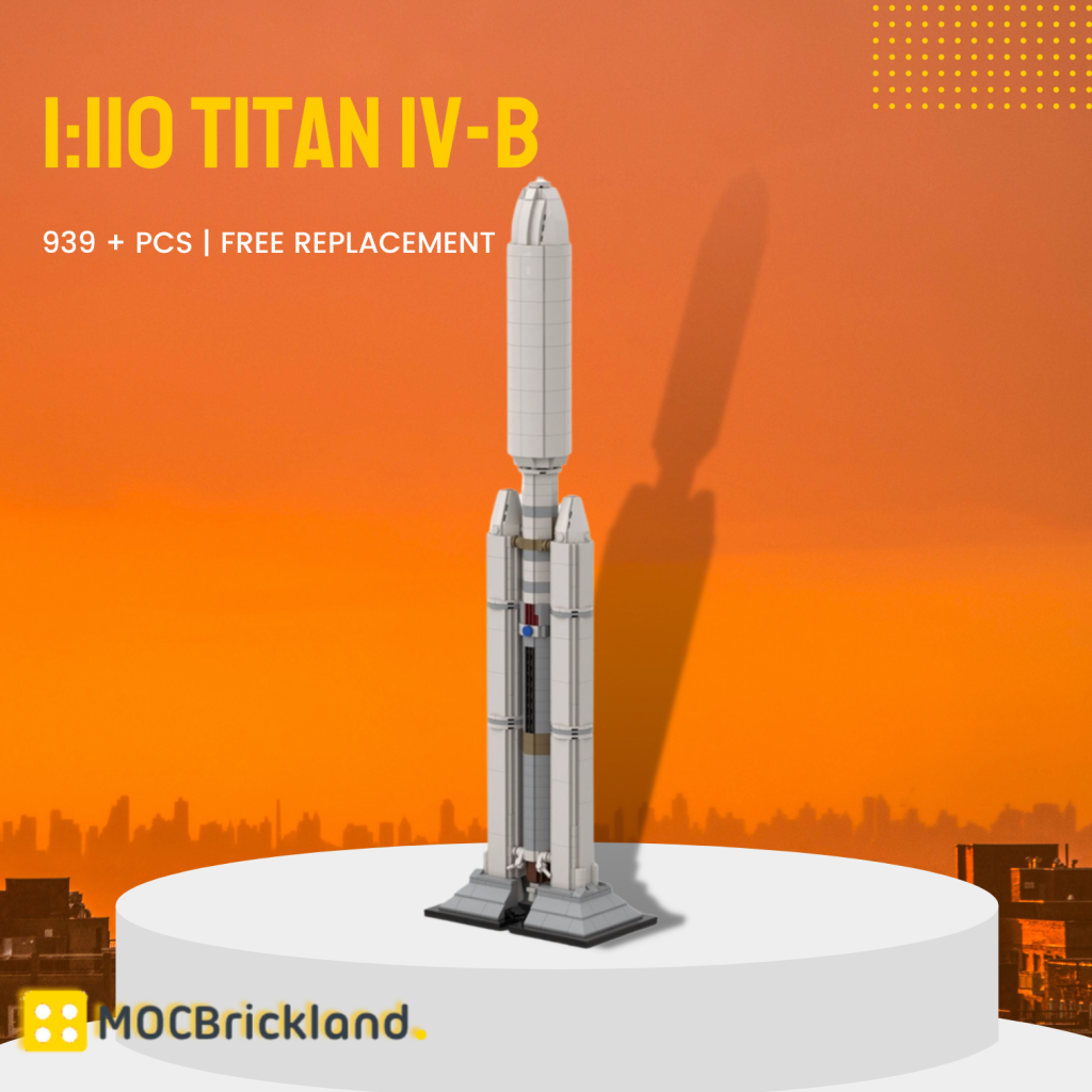 1:110 Titan IV-B MOC-76434 Space With 939 Pieces - MOC Brick Land