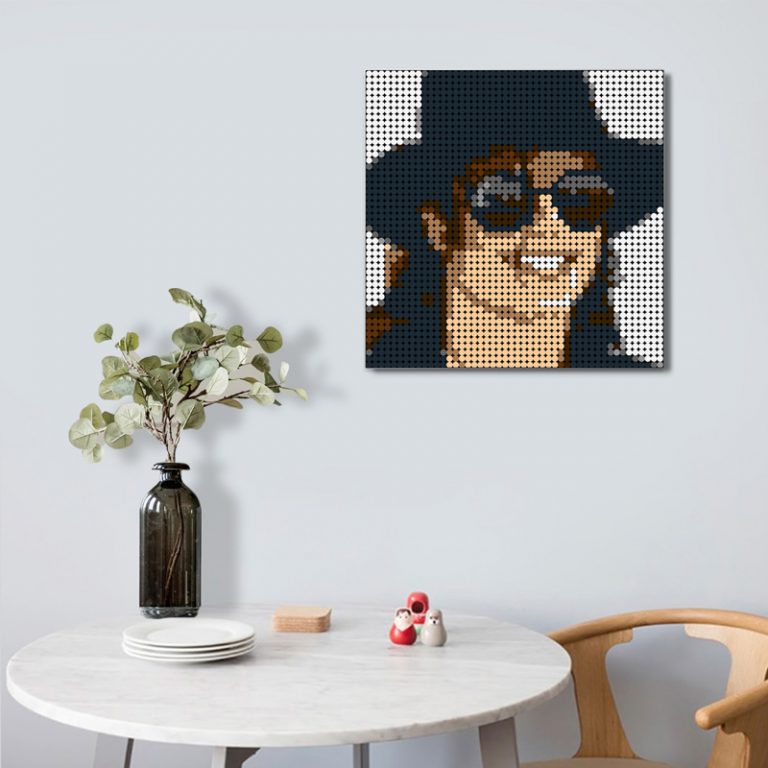 Michael Jackson Pixel Art Creator MOC-90111 Archives - MOC Brick Land