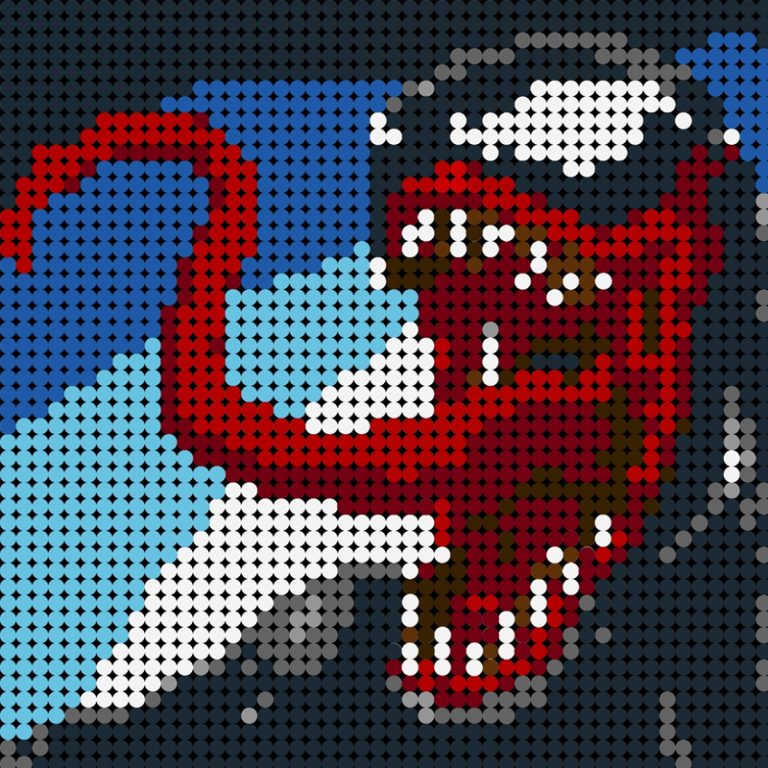 Venom Pixel Art Movie MOC-90115 with 2304 Pieces - MOC Brick Land