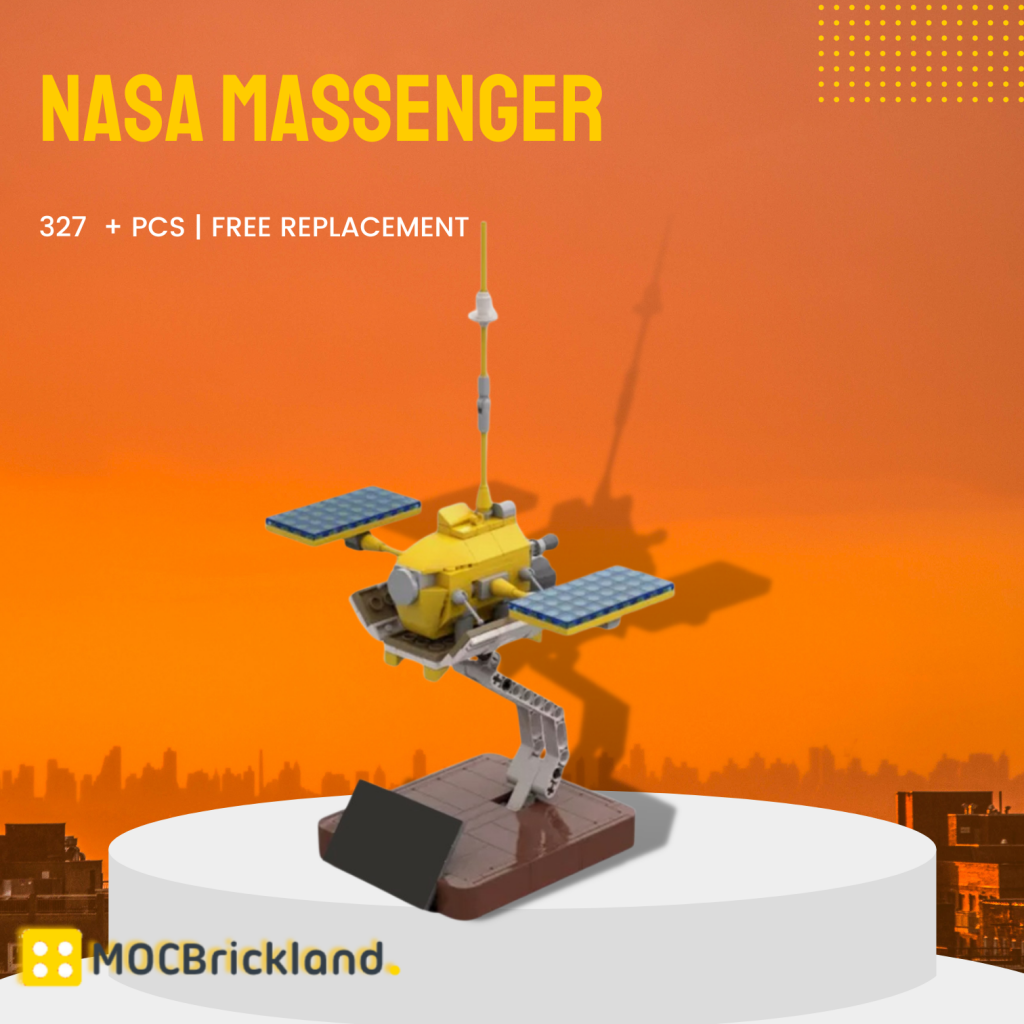 NASA Massenger MOC-93533 Space With 327 Pieces - MOC Brick Land