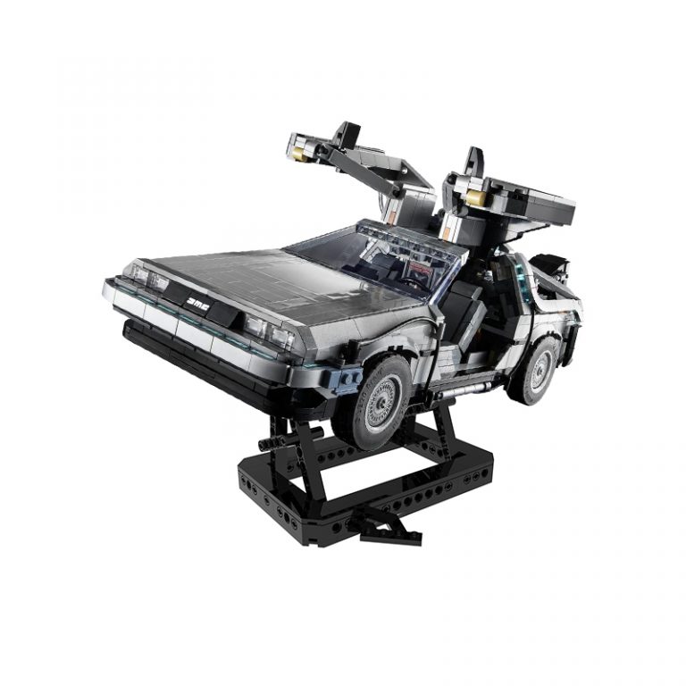 10300 Back to the Future Time Machine Custom Stand MOC-110394 Movie ...