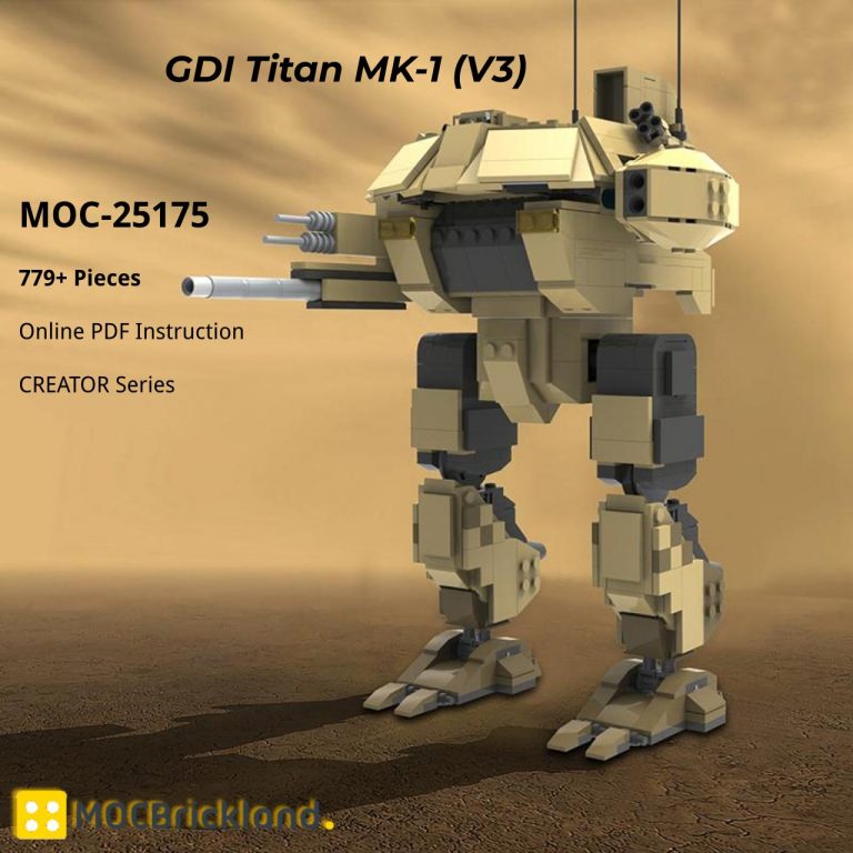 GDI Titan MK-1 (V3) MOC-25175 Creator with 779 pieces - MOC Brick Land