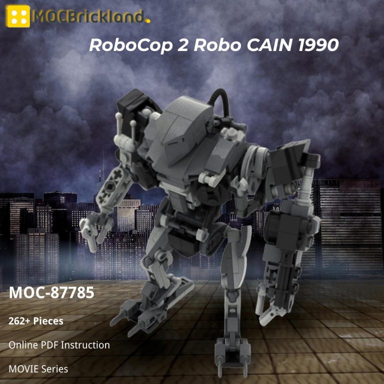 RoboCop 2 Robo CAIN 1990 MOC-87785 Movie with 262 Pieces - MOC Brick Land