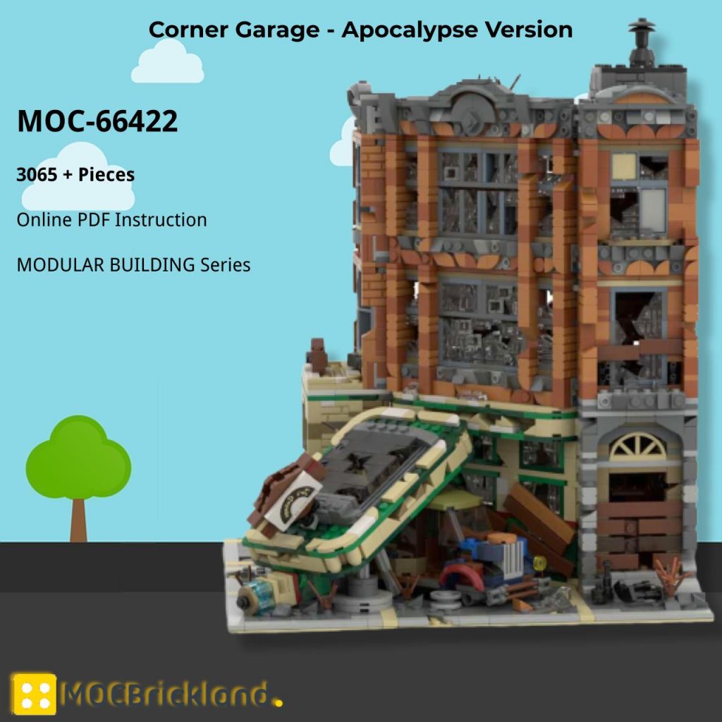 Corner Garage – Apocalypse Version MODULAR BUILDING MOC-66422 by ...