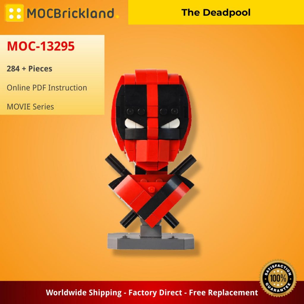 The Deadpool MOVIE MOC-13295 WITH 284 PIECES - MOC Brick Land