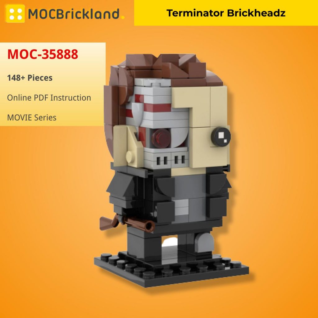 Terminator Brickheadz MOVIE MOC-35888 WITH 148 PIECES - MOC Brick Land