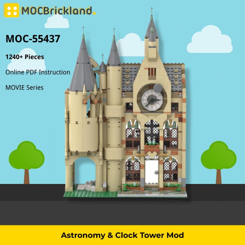 Astronomy & Clock Tower Mod MOVIE MOC-55437 by LegoArtisan with 1240 ...