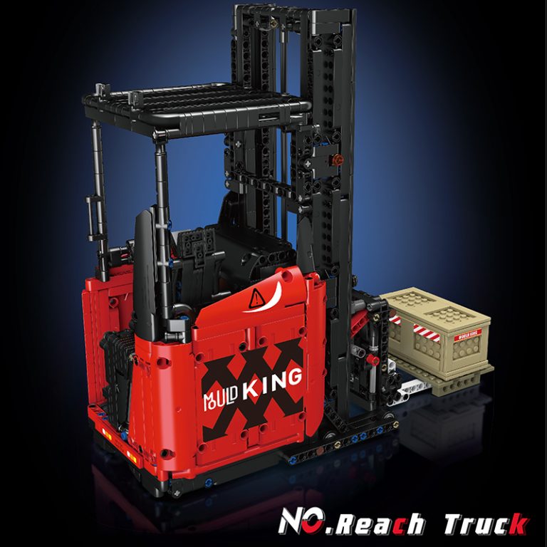 Red Reach Truck with Motor Mould King 17041 Technic with 1506 Pieces ...