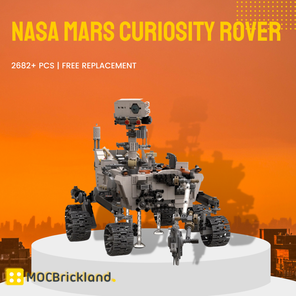 NASA Mars Curiosity Rover 1:9 Scale MOC-80946 Space With 2682PCS - MOC ...