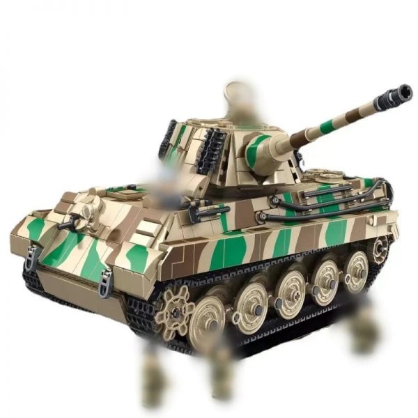 King Tiger Heavy Armored Tank PANLOS 632016 Military With 1974 Pieces ...