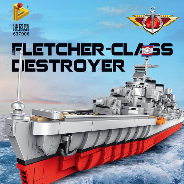 Fletcher-Class Destroyer PANLOS 637006 Military with 1331 Pieces - MOC ...